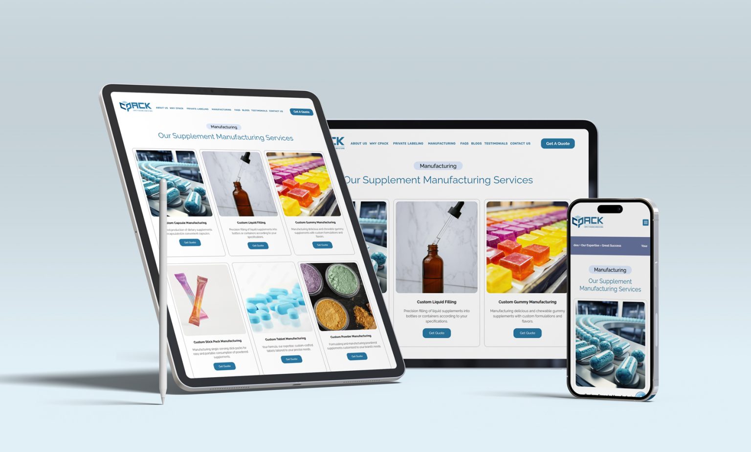 Cpack Manufacturing | Aesthetics Digital